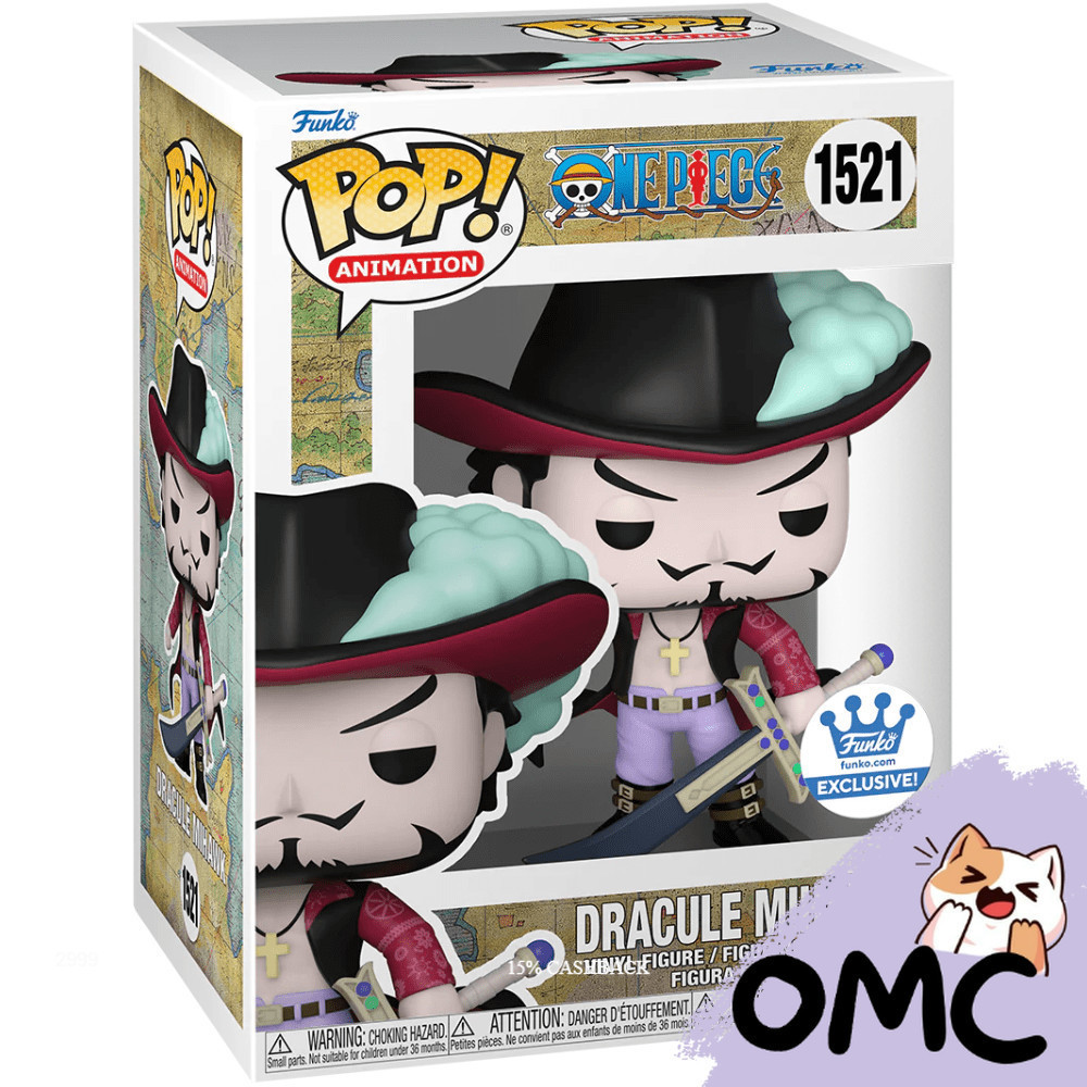 Funko Pop! One Piece #1521 - Dracule Mihawk (Funko Exclusive) 100% ...