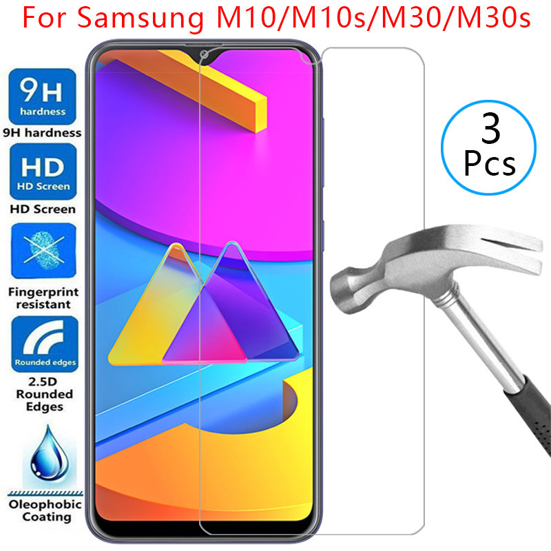 Case for Samsung M10 s m30s M10 M30 cover tempered glass on galaxy M 10 ...