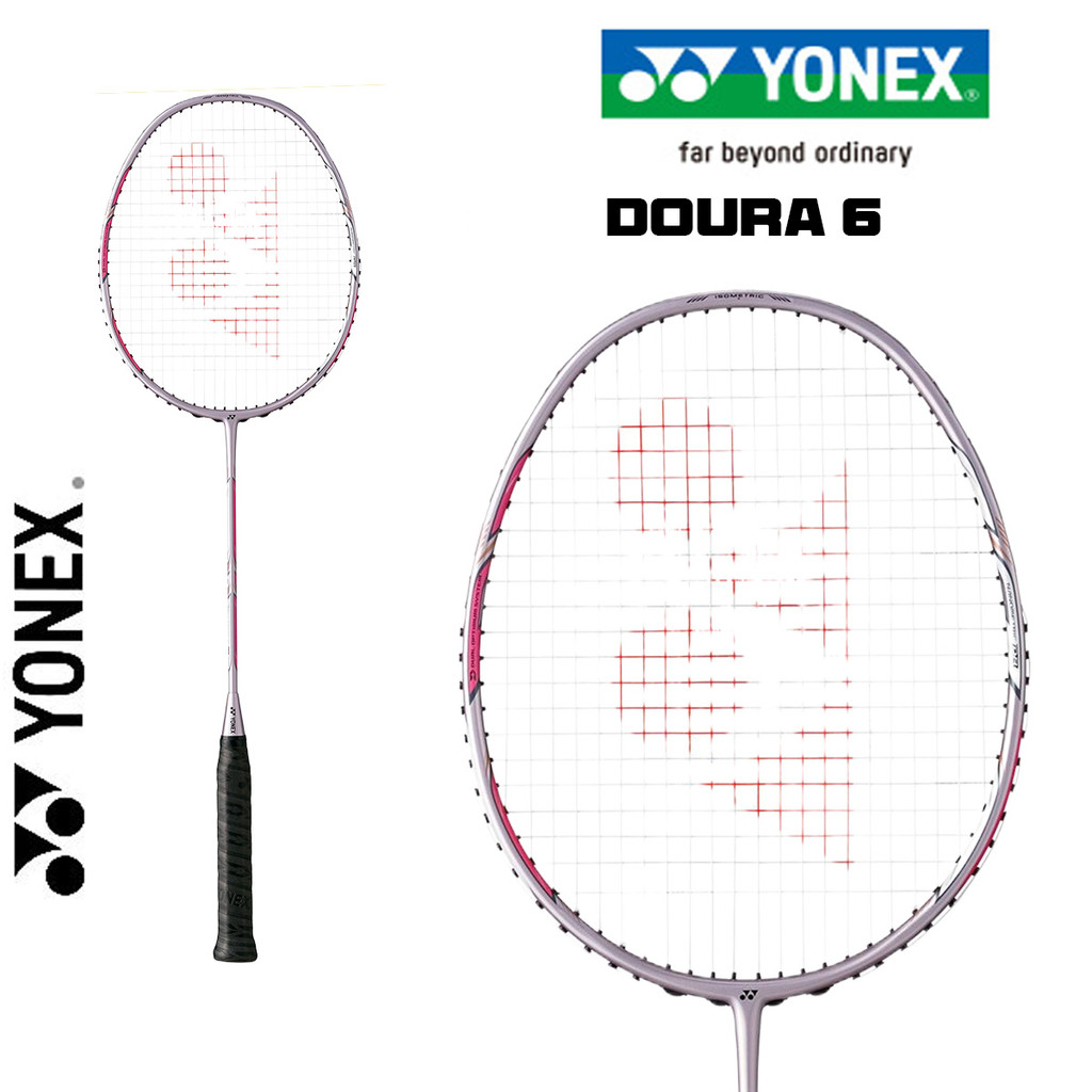 YONEX DUORA 6 Badminton Racket Full Carbon Single 4U 26-30Lbs 83g Made In Japan Game Unisex Blue ...