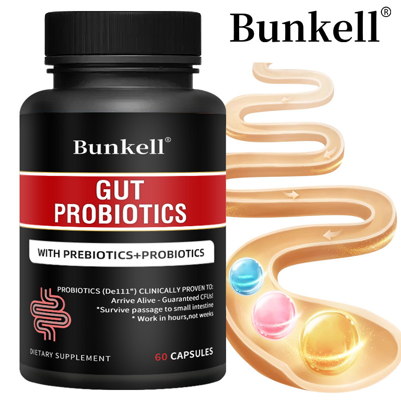 Bunkell Gut Probiotics Supplement Supports Gut Health and Digestive ...