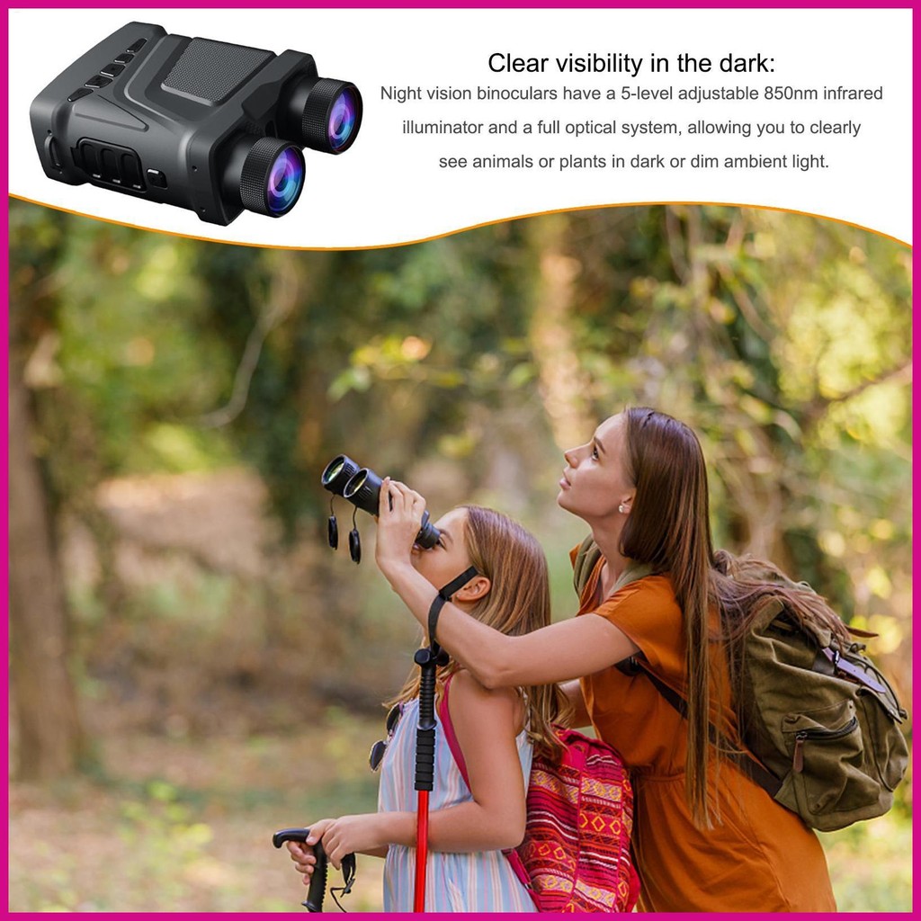 HD Screen Thermal Binoculars 4K Binoculars 5-Gear Adjustable Design ...
