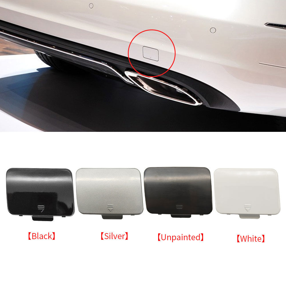 For Mercedes W207 Car Rear Bumper Tow Hook Cover Cap Black White For ...