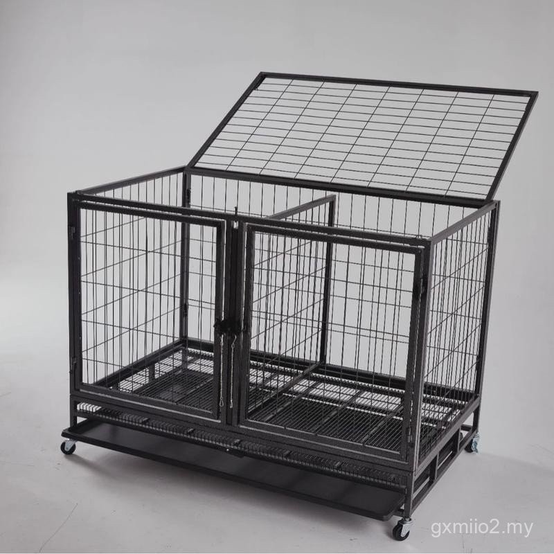 Indoor Convenient Square Tube Iron Wire Dog Cage Various Body Shapes ...