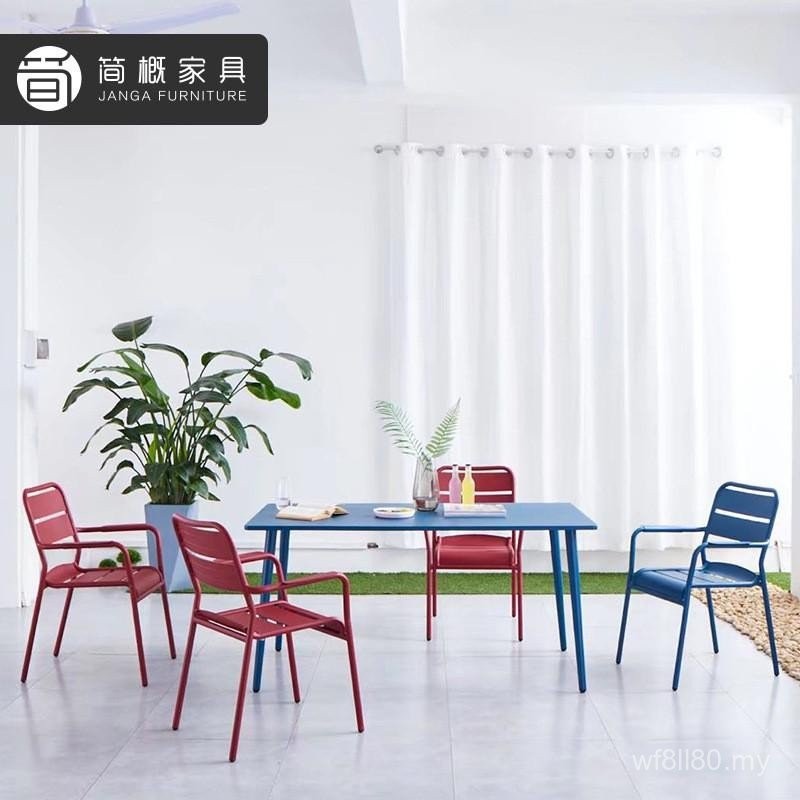 Perabot Logam Luar Taman Patio Komuniti Resort Kerusi Santai Meja Seni ...