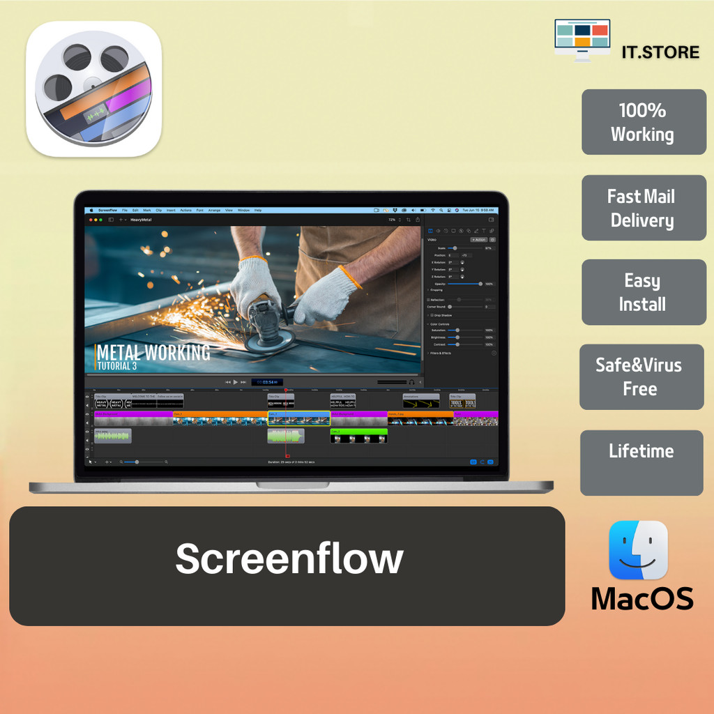 Screenflow MacOS – High-quality screen recorder & video editor for ...