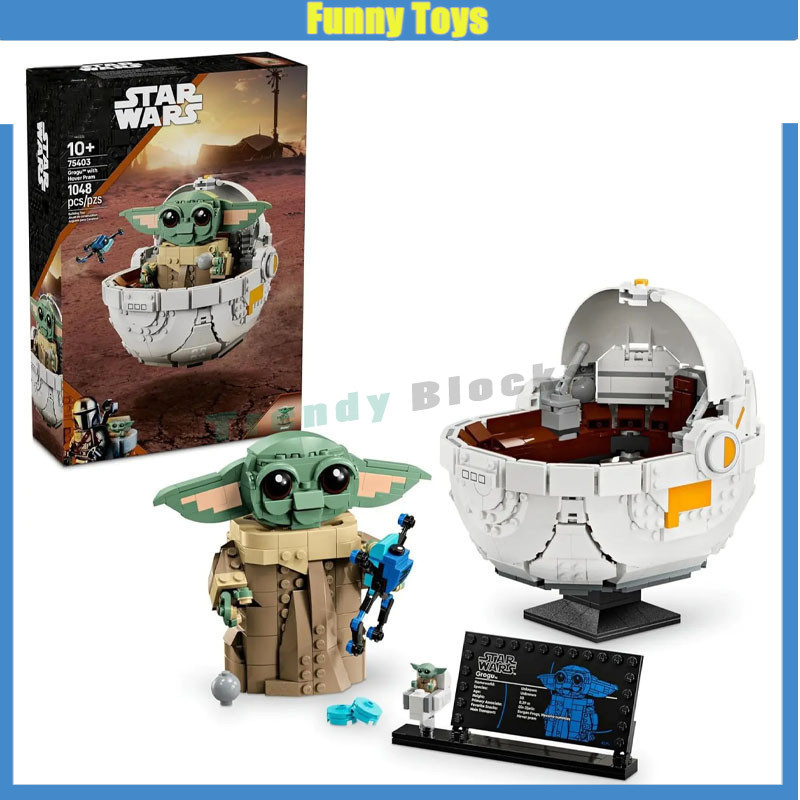 75403 Grogu with Hover Pram Building Block with Sorgan Frog The ...