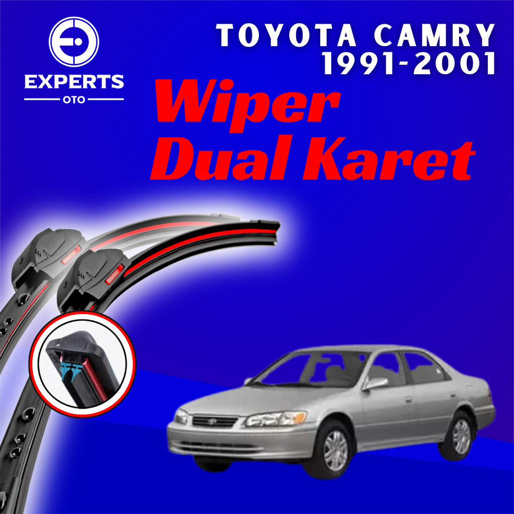 Dual Rubber Wiper - Toyota Camry 1991 - 2001 - Double Rubber Model ...