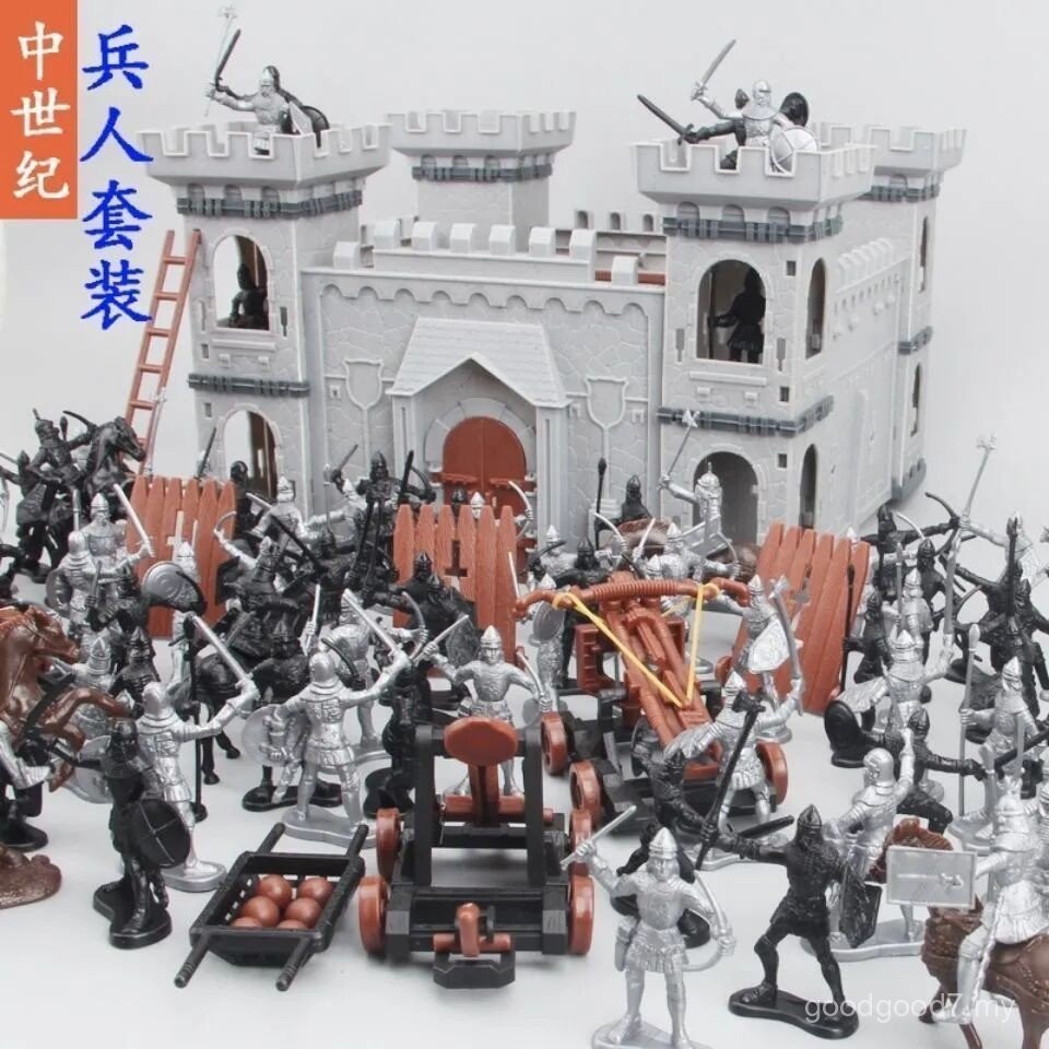 Castle Ancient Little Soldier Medieval Knight Soldier War Game Army ...