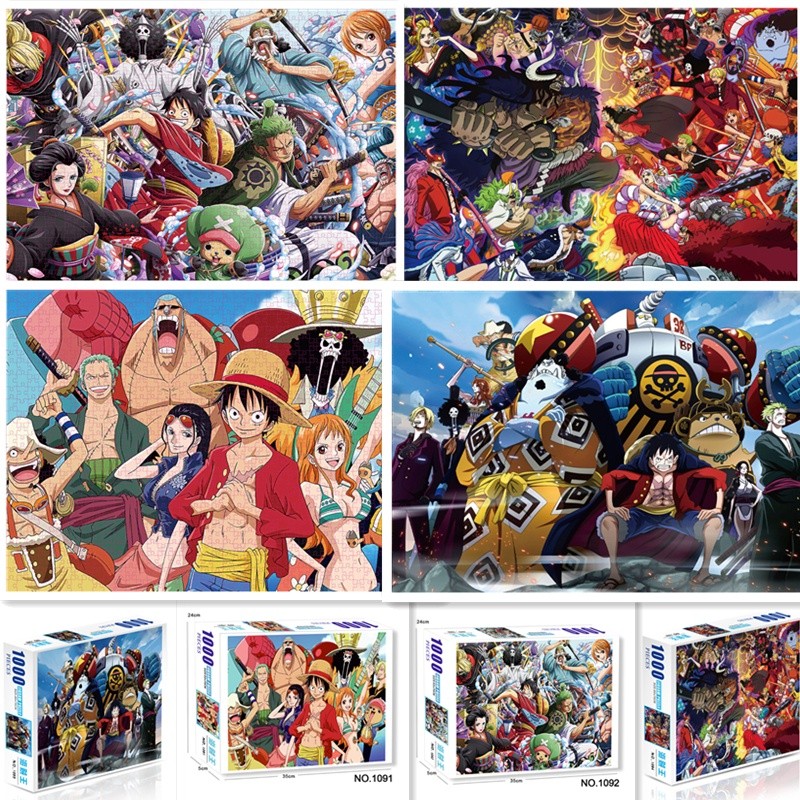 Luffy 1,000 Piece Puzzle | One Piece Paper Puzzle | Classic Anime ...