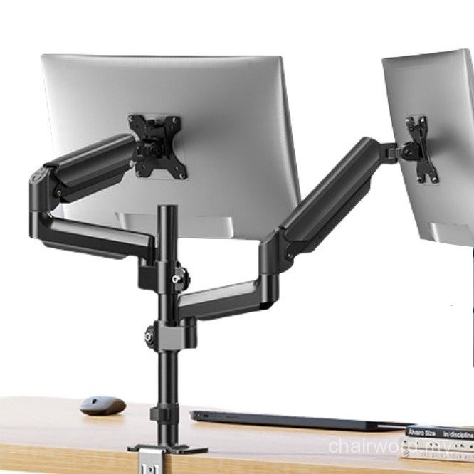 Lcd Computer Double-Headed Monitor Stand Extension Arm Can Be Upside ...
