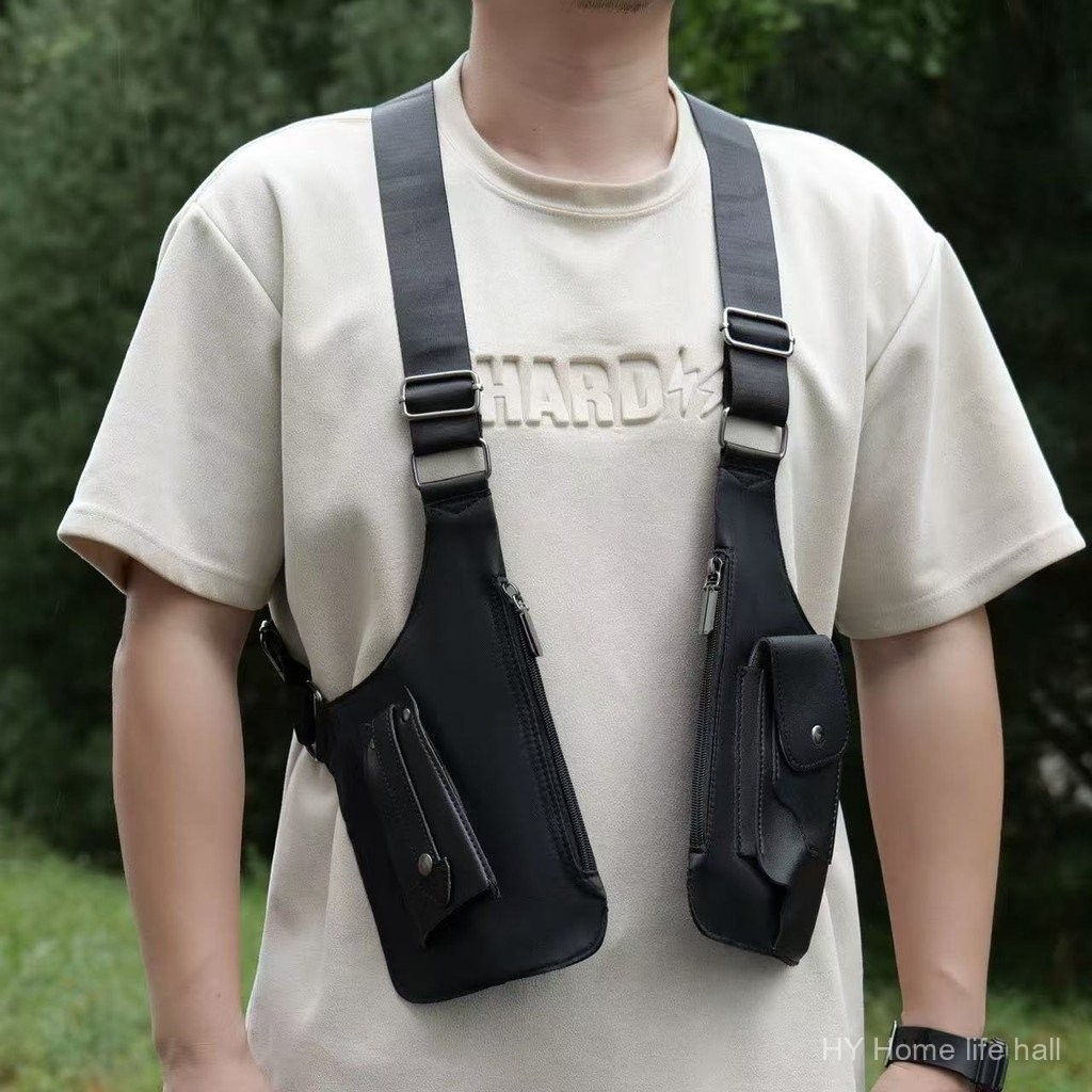 Men Retro Strap Underarm Shoulder Bag/Multifunction Cross strap bag ...