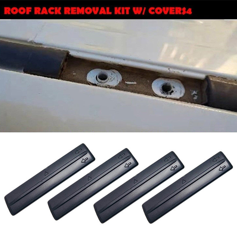 POSSBAY 1/4pcs ABS Roof Drip Side Finish Moulding Joint Cover 75596 ...