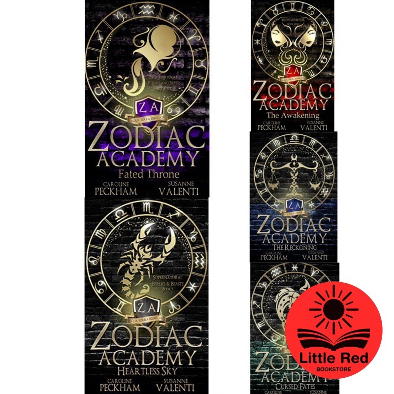 Zodiac Academy Series 5 Books Set | The Awakening | Ruthless Fae - The ...