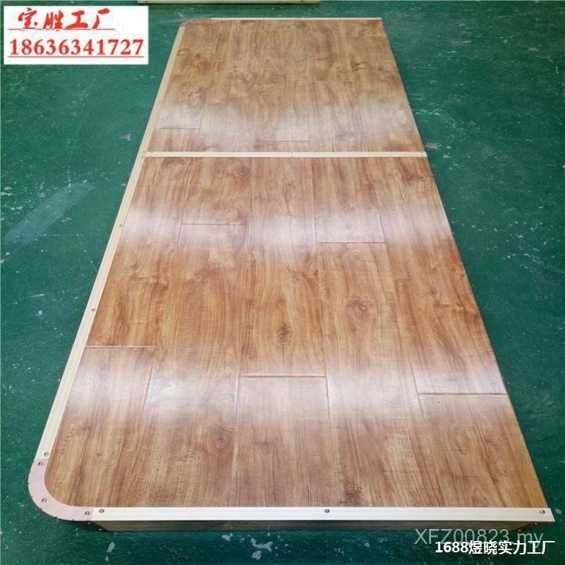 Preschool Lecture Wooden Floor Lecture Table Performance Kindergarten ...