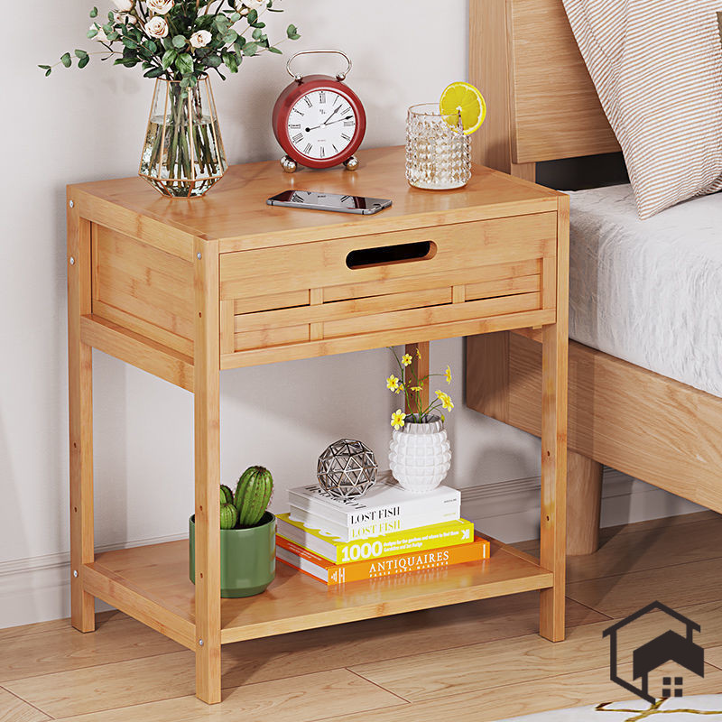 Bedside Table Bedroom Small Mini Cabinet Floor-To-Ceiling Side Drawer ...