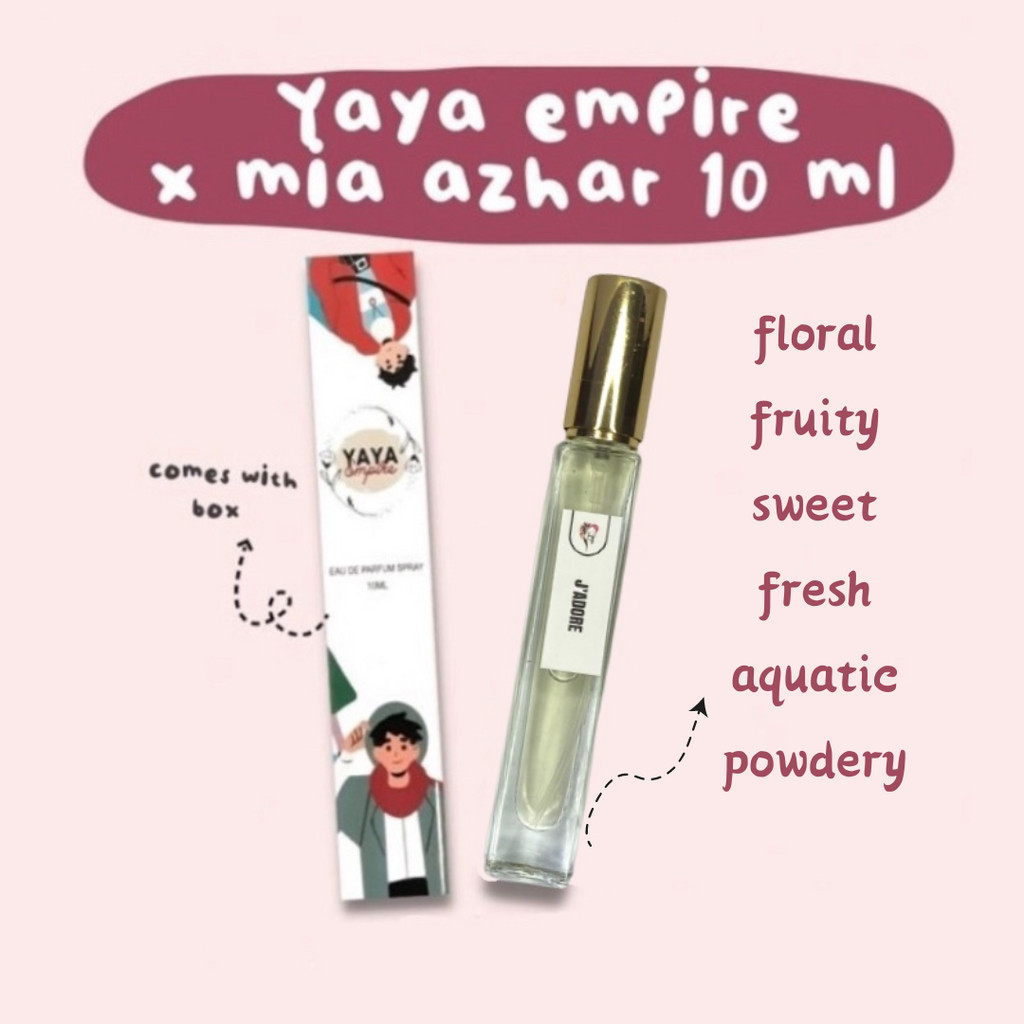 YAYA PERFUME 10ml YAYA EMPIRE MIA AZAHAR Trial Parfum Fragrances ...