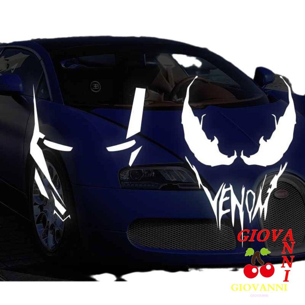 GIOVANNI Anime Venom Cool Stickers, PET Venom Reflective Venom Stickers ...
