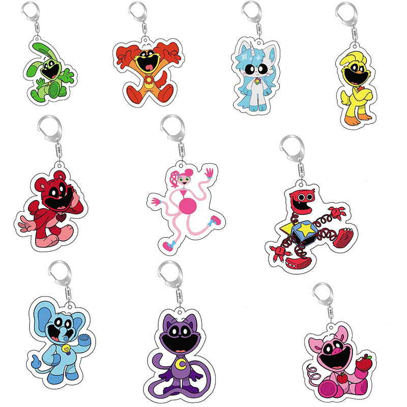 Game Smiling Critters keychains Cartoon Hopscotch Catnap Bearhug ...