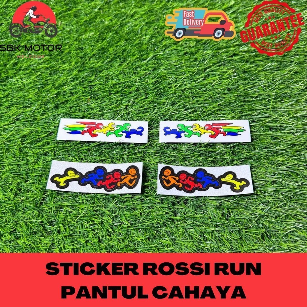 🔥【SBK MOTOR】Rossi Run Reflective Sticker | Pantul Cahaya | 3M High ...