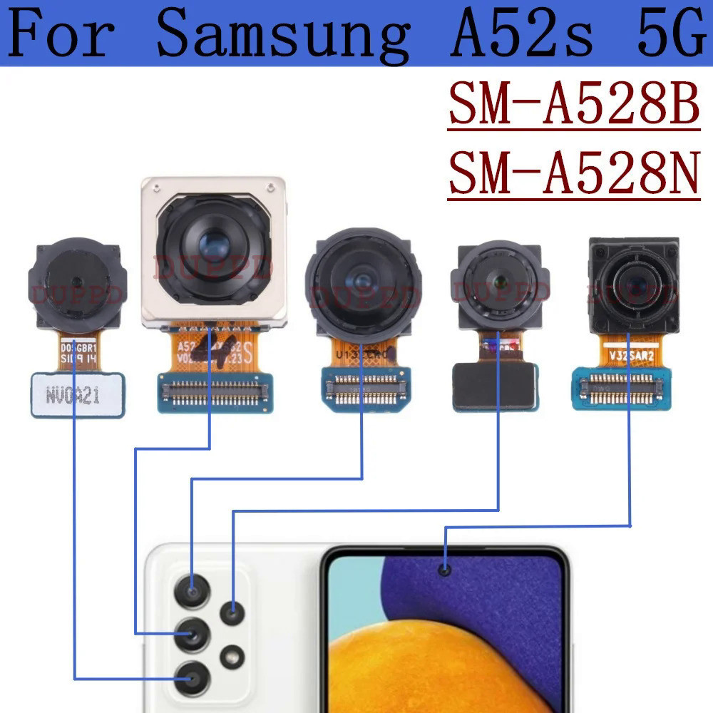 Front Rear Camera For Samsung Galaxy A52s 5G SM-A528B A528N Back Wide ...