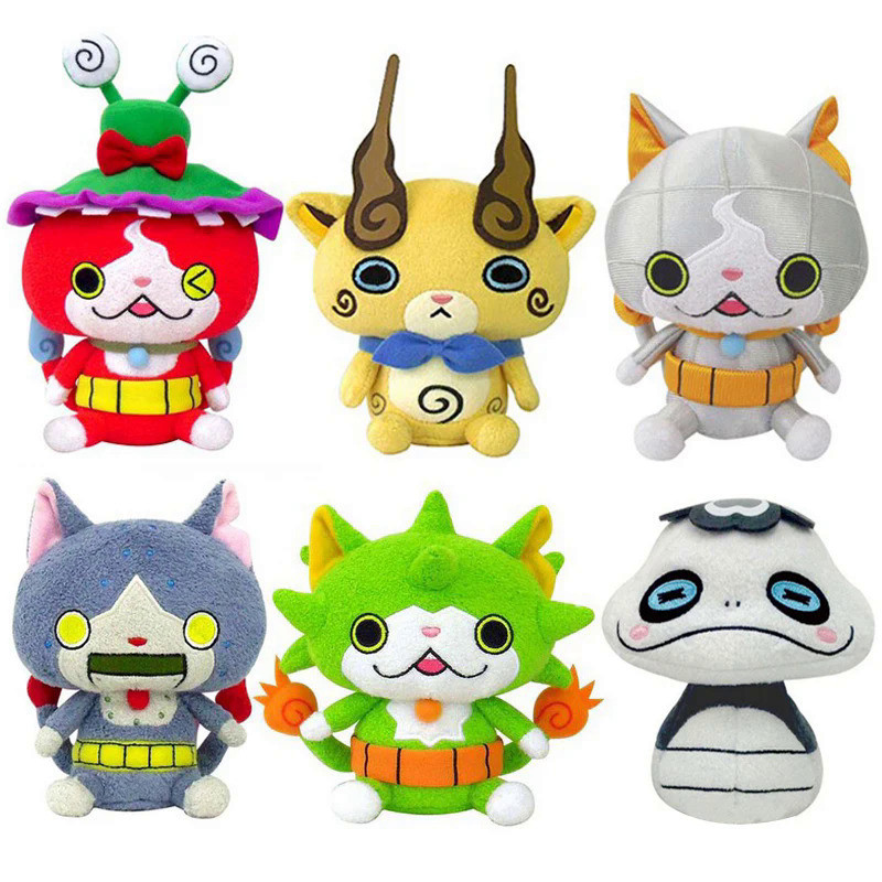 Japan Anime Yokai Watch Jibanyan Cat Series Collection Mini Plush ...