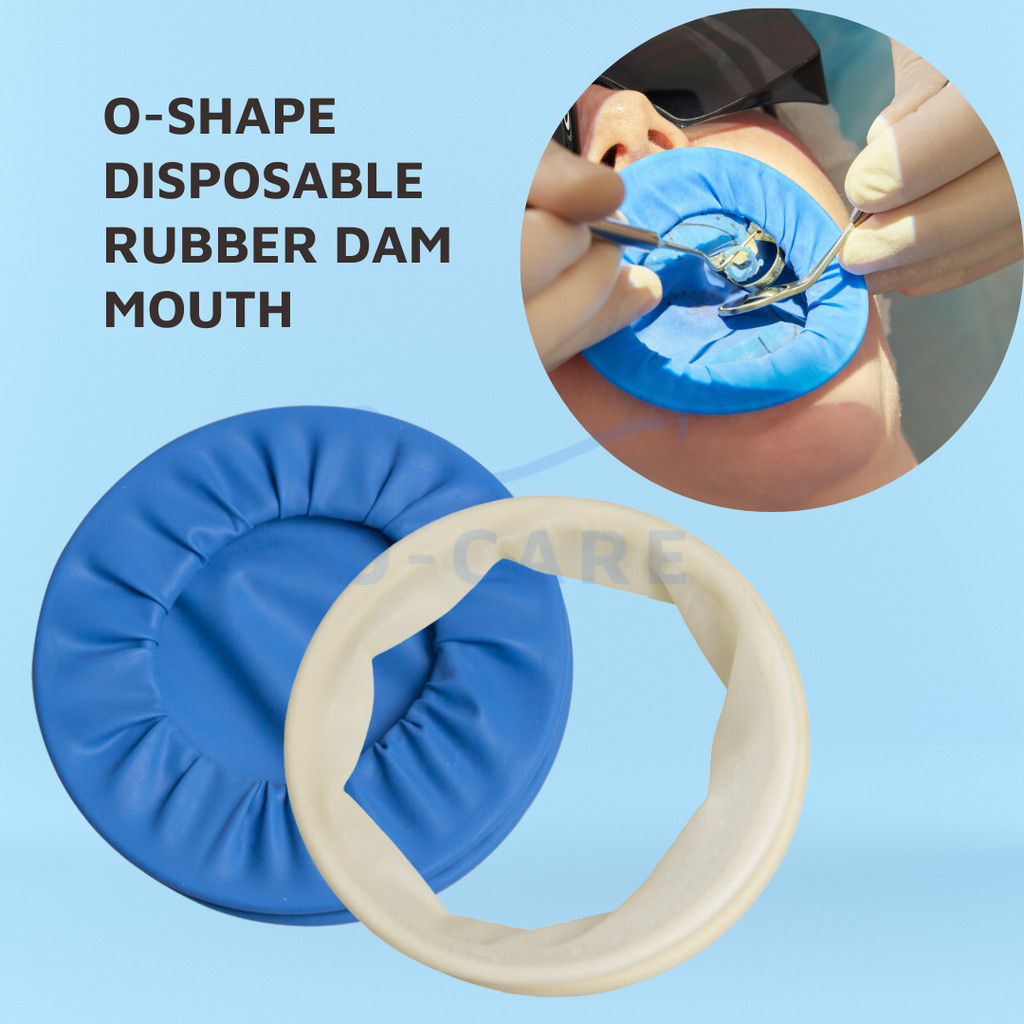 1pc Disposable rubber dental dam Oshape Dental Intraoral Full mouth ...