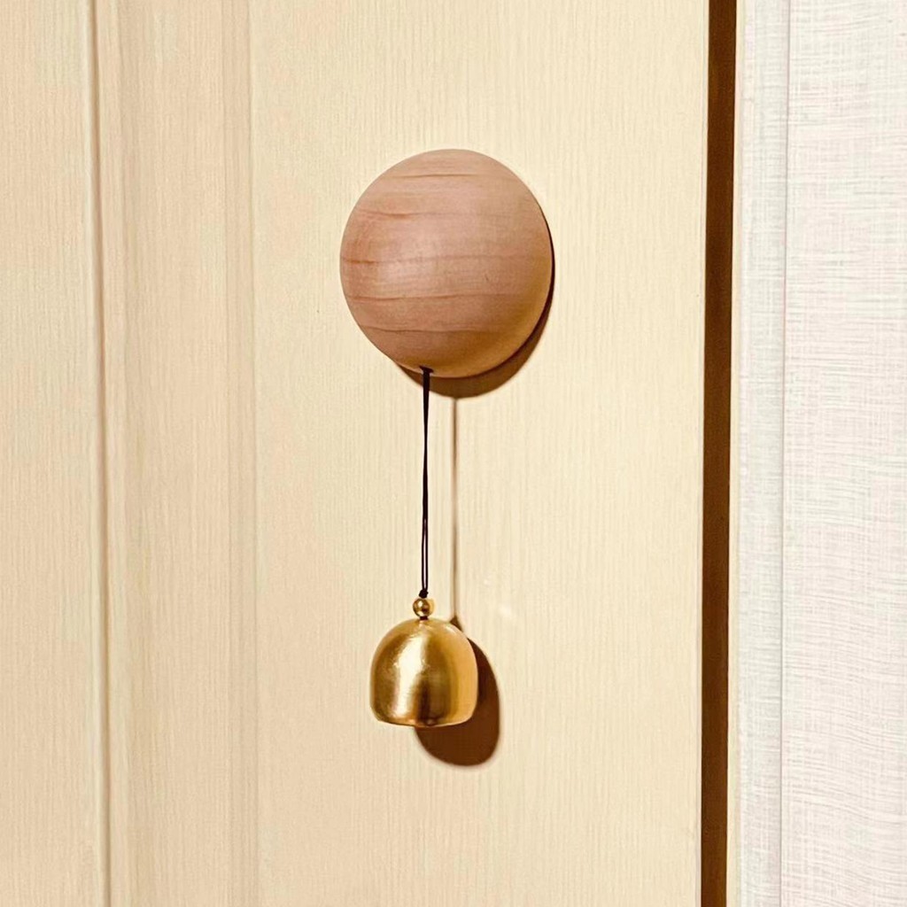 Bell for Door Opening Magnetic Door Bell Decorative Wooden Bell Hang ...