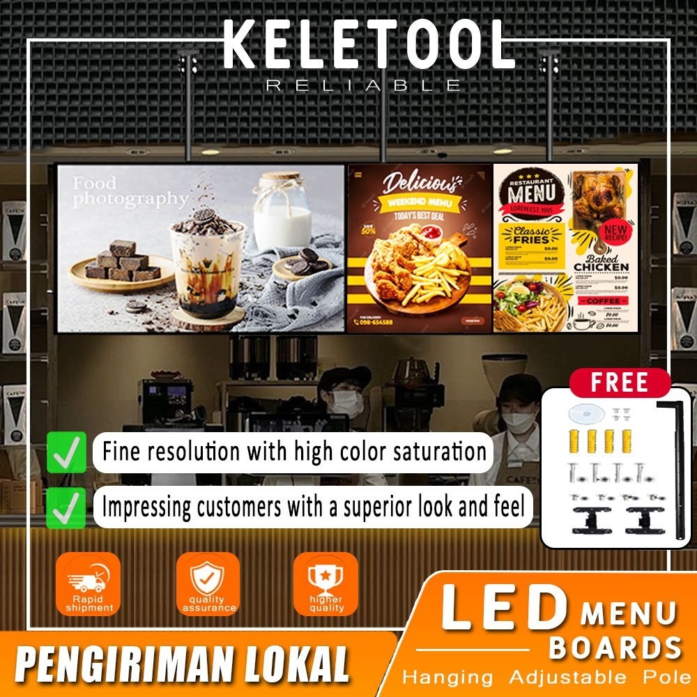 signboard custom signboard led LED Menu Board LED Cafe Menu Board Light ...