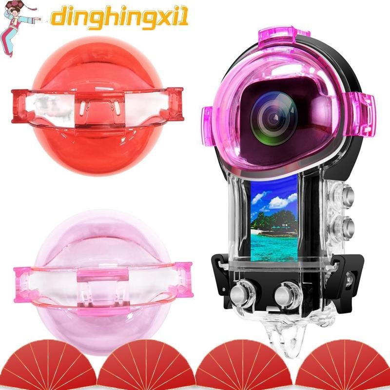 Dive Filter for Insta360 X3 Waterproof Case, Red+Pink+Purple Filters ...
