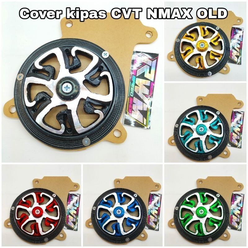 Cover Fan Cover CVT Nmax Old Set Spiner Motif Robot CNC Yamaha Nmax Old ...