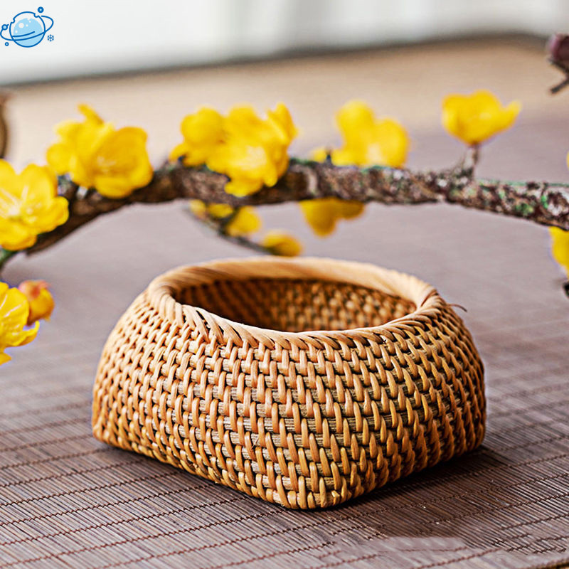 Storage baskets rattan products hand-woven wisteria weaving desktop ...