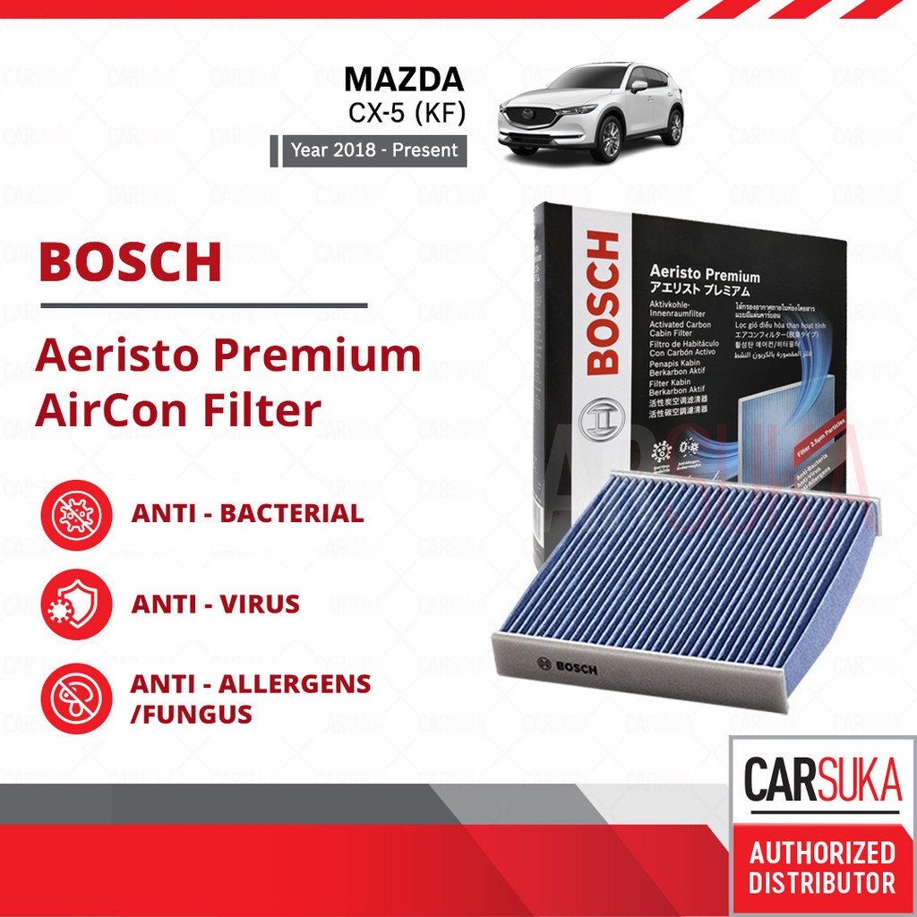 Bosch Aeristo Premium Activated 0986AF7012 Carbon Cabin Air Filter for Mazda CX5 / CX5 KF 2nd ...
