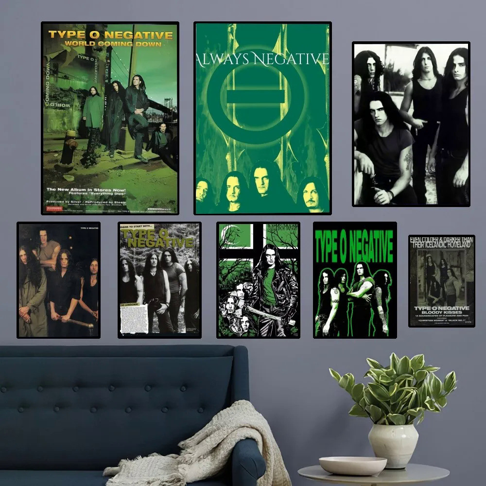 type o negative Poster Home Room Cafe Bar Art Wall Decor Aesthetic ...