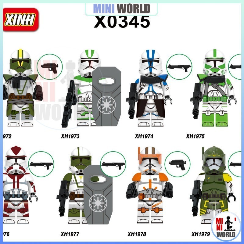 (Star Wars) Mini Figure X0345 Stormtrooper Building Block Assembly ...