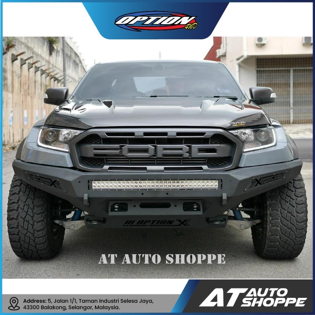 OPTION 4WD 4x4 option4wd FRONT BUMPER OPTION X FOR FORD RANGER RAPTOR ...