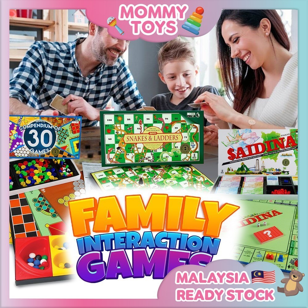 SPM Board Game Series Mainan Keluarga Papan Family Traditional Game ...