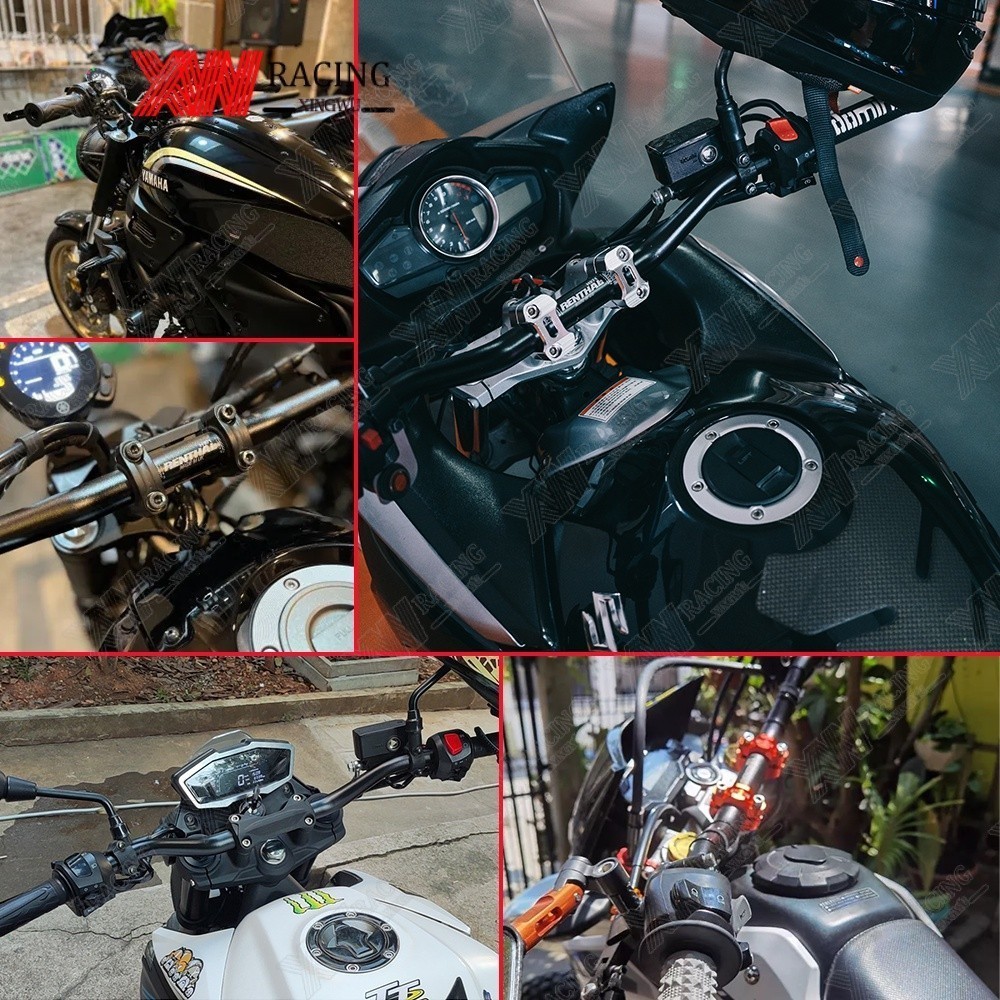 XW RACING RENTHAL Handlebar 22MM 7/8" Motorcycle Universal Aluminum ...