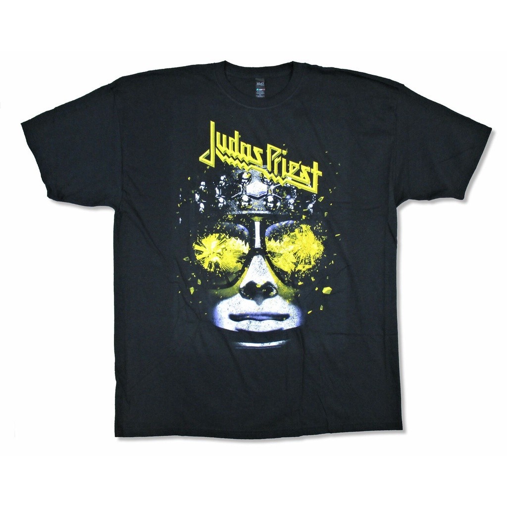 Versatile Versatileest Judas Priest Hellbent Glass Face Black T Shirt ...