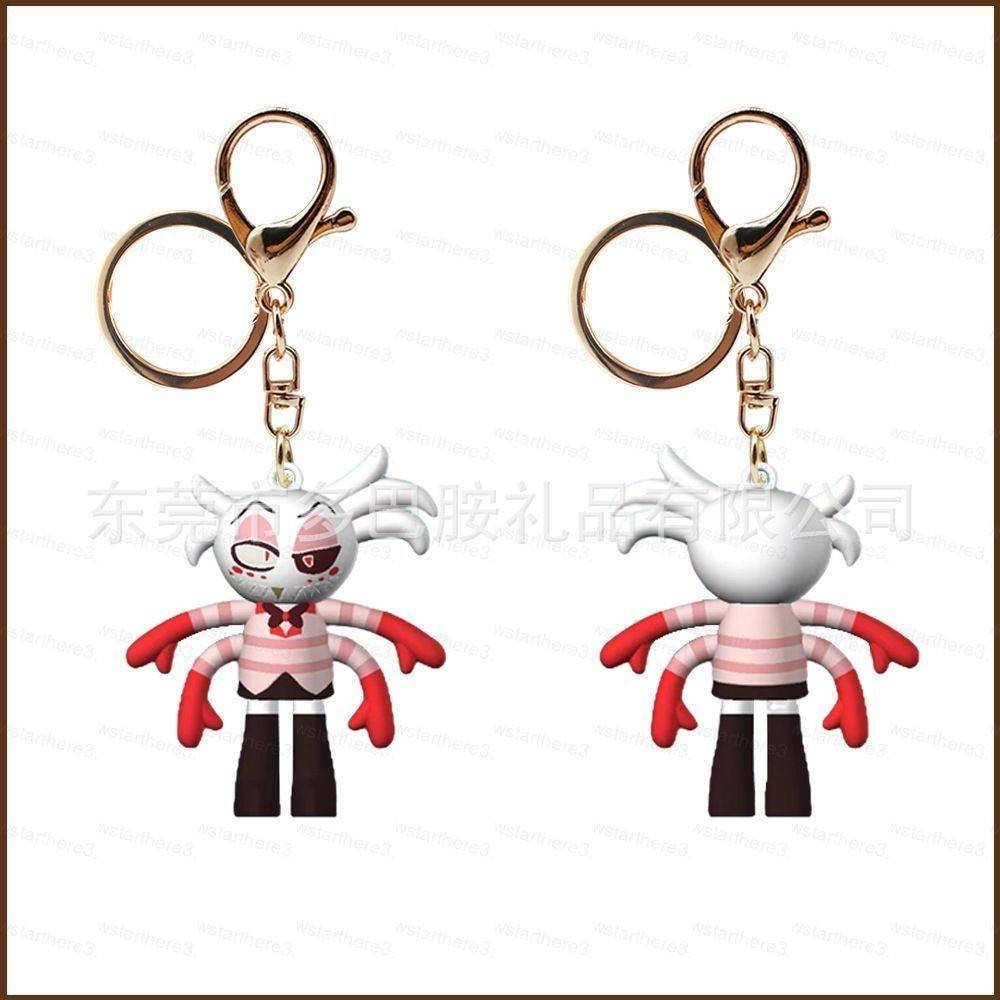 YE Hazbin Hotel Charlie Morningstar Vaggie Angel Dust Alastor PVC key ...