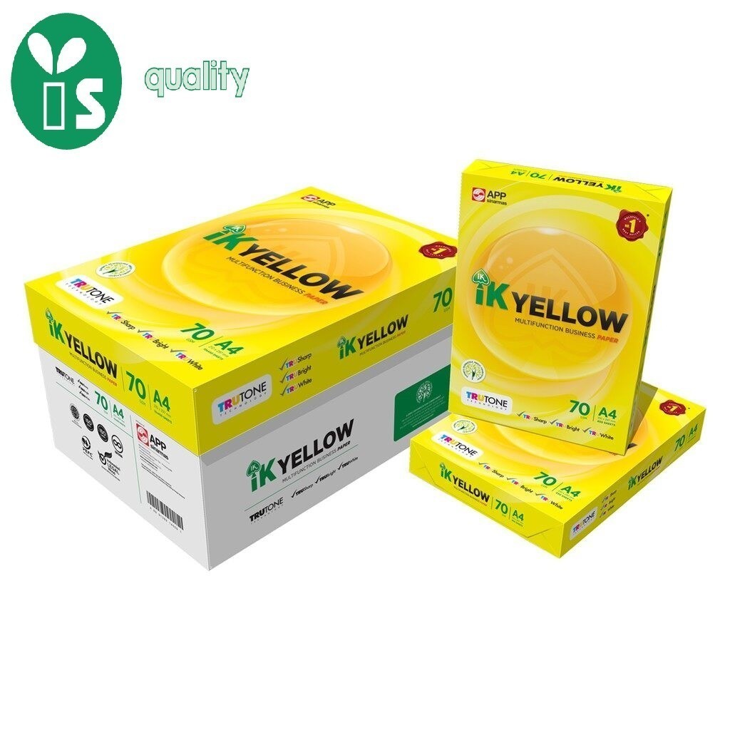 ORIGINAL IK YELLOW A3 Paper 70GSM 500 Sheets | Shopee Malaysia