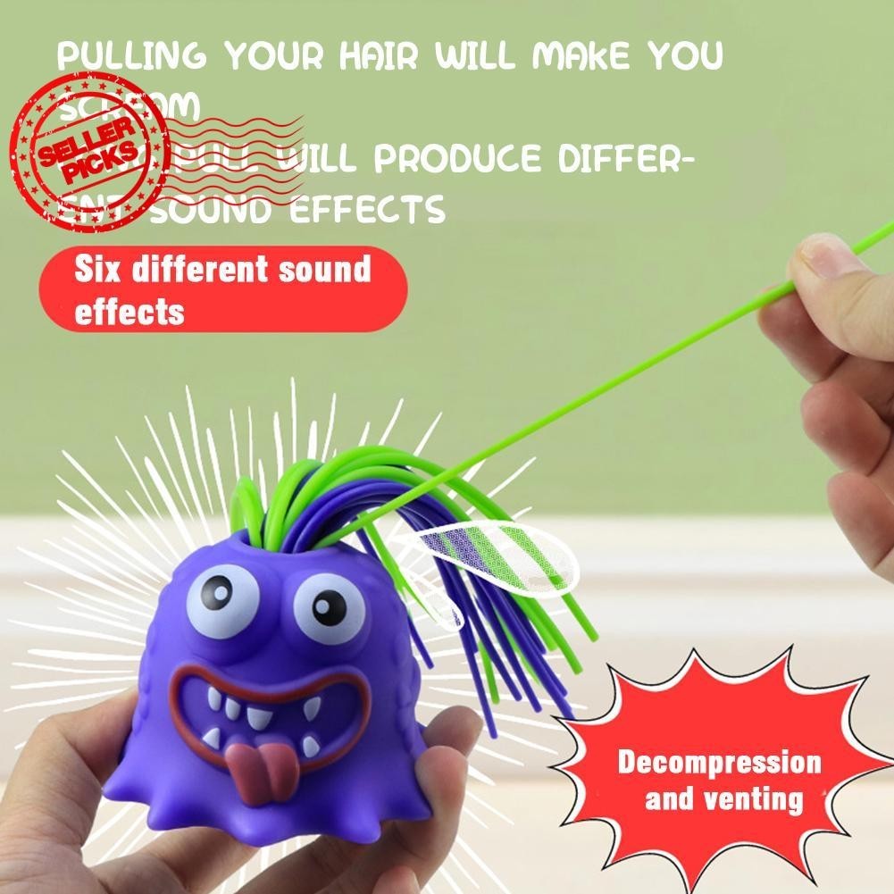 Luminous Screaming Monster Toys Fun Squeeze And Decompress Novel Toys ...