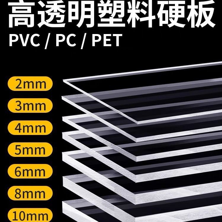 Transparent Acrylic Clapboard PVC Laminate Pc Transparent Plastic Plate ...