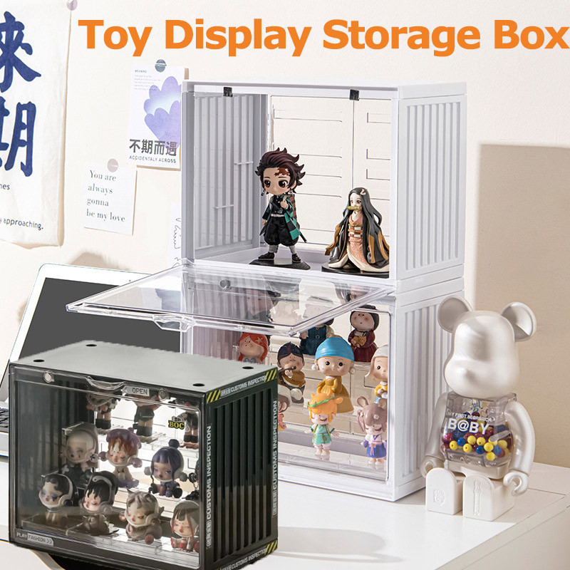 Toy Display Storage Box Multifunction Transparent Dustproof Blind Box ...
