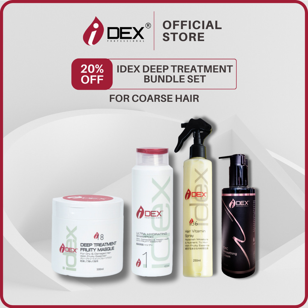 IDEX Deep Treatment Bundle Set (for Coarse Hair) | Shopee Malaysia