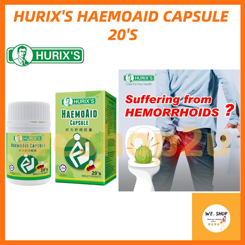 READT STOCK!!! HURIX'S HaemoAid Capsule (20's) | Shopee Malaysia