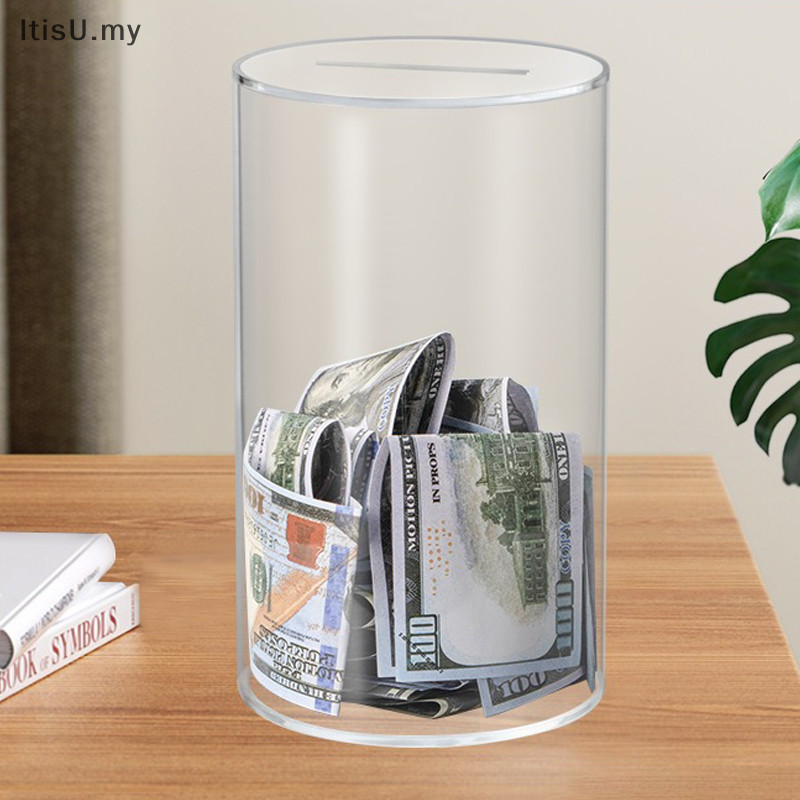 [ItisU] Acrylic Piggy Bank Only In And Out Of The Piggy Bank Acrylic ...