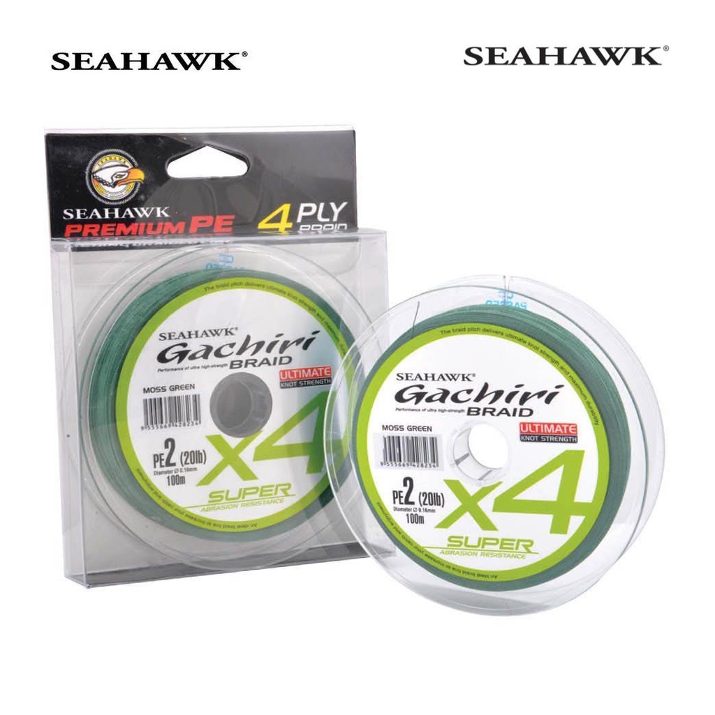 𝖲𝖤𝖠𝖧𝖠𝖶𝖪 𝖡𝖱𝖠𝖨𝖣𝖤𝖣 𝖫𝖨𝖭𝖤 (4-𝖯𝖫𝖸) 𝖦𝖠𝖢𝖧𝖨𝖱𝖨 150M | Shopee Malaysia