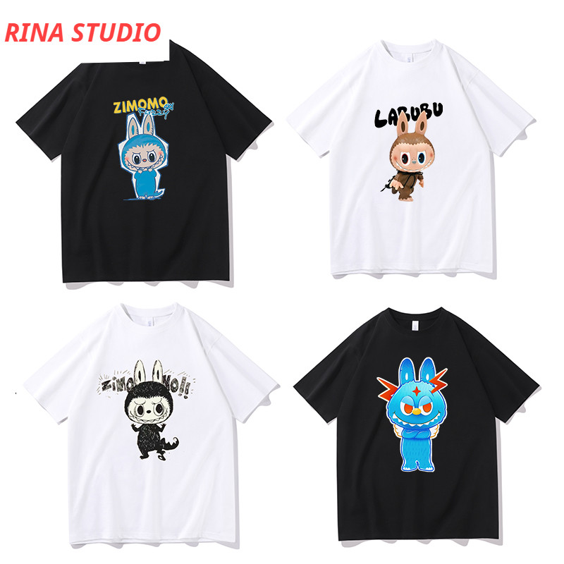 &COD RINA STUDIO Bubble Mart T-Shirt labubu zimomo series Couple Shirt Short Sleeve Style Trendy ...