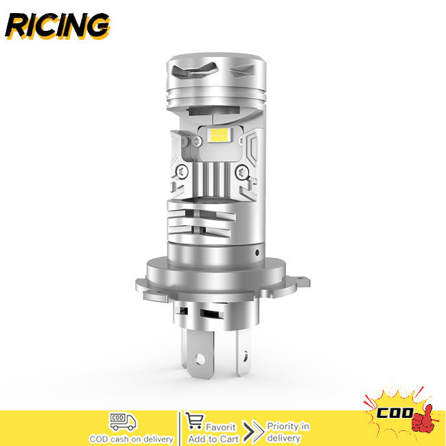 RAM N8 LED Headlight Bulbs Projector Lens 20000LM 6000K Front Spotlight ...