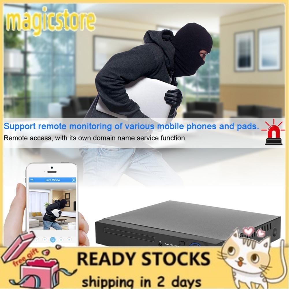 Magicstore Time Point Search Remote Monitoring Black CCTV DVR Digital Video Recorder ...